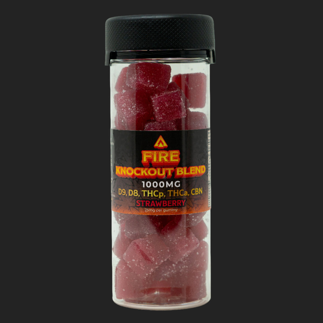 Fire Knockout Blend Gummies 1000mg – Gold Spectrum