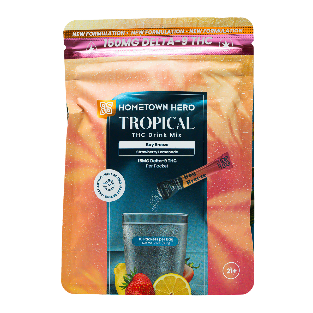 Hometown Hero THC Drink Mix – Gold Spectrum