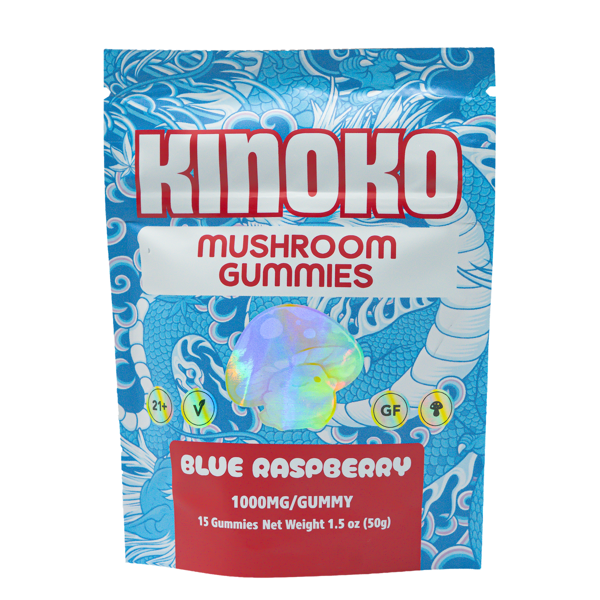 Kinoko Mushroom Gummies (15pk) – Gold Spectrum